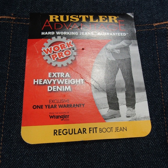 Rustler | Jeans | New Rustler Advantage Work Pro Heavy Denim Jeans ...